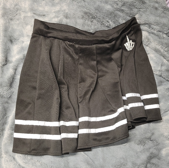 Spencer's | Skirts | Body Rage Spencers Middle Finger Skirt Size Xl ...